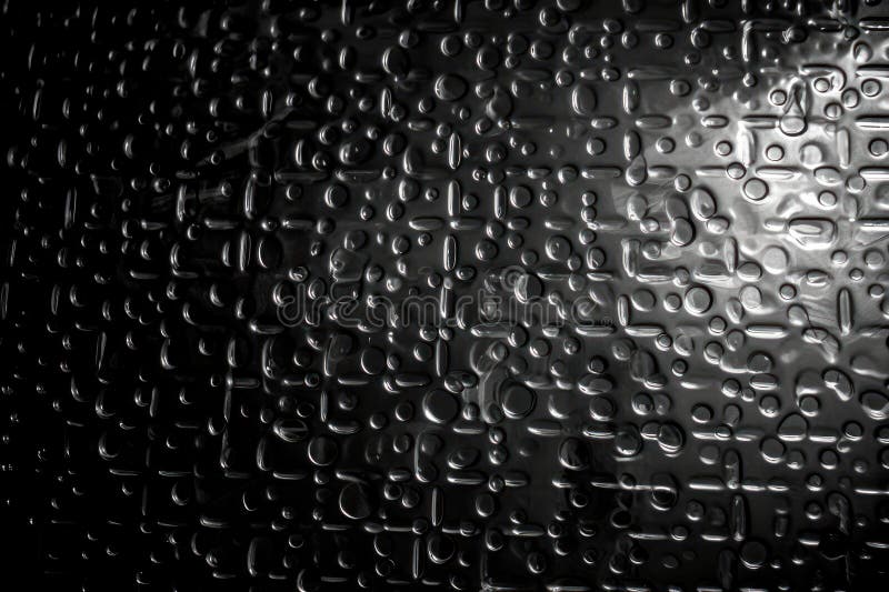 Plastic Flat Film Texture, Black Background. AI Generated Stock ...