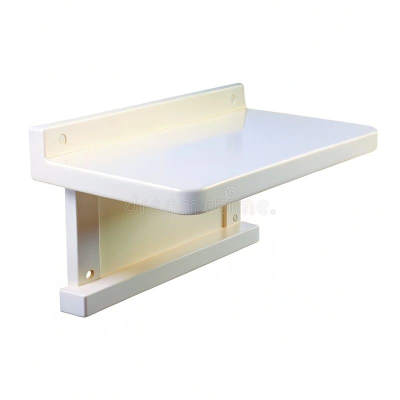 Plastic Floating Shelf with Concealed Mounting System Stock ...