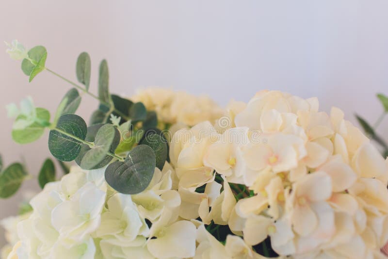 Plastic Floral Bouquet of Different Flowers Artificial. Stock Image ...