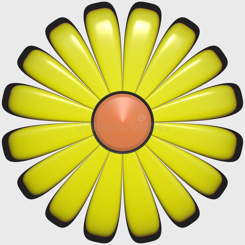 Plastic Flower Generated Texture Stock Illustration - Illustration of ...