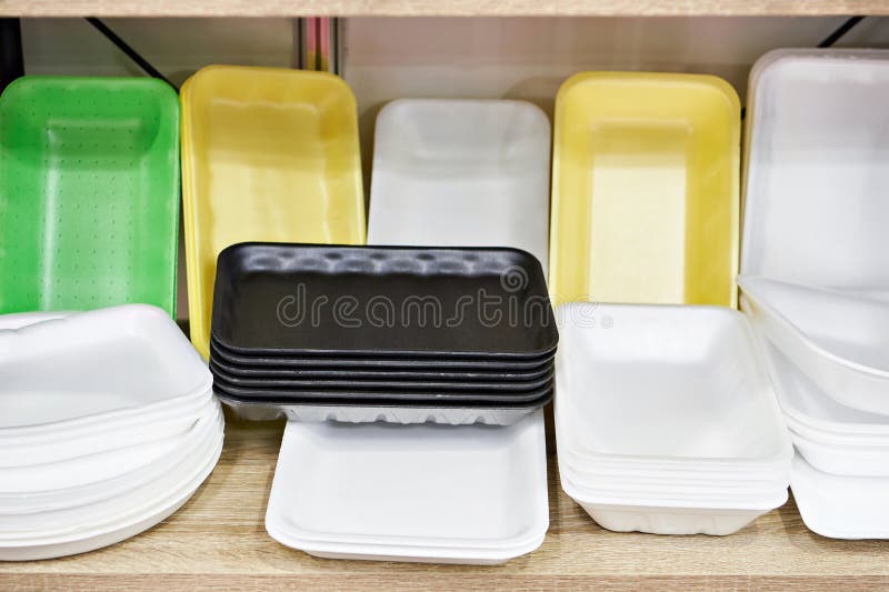 Plastic Food Box Containers Stock Photo - Image of market, food: 346469048