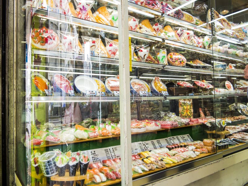 Plastic Food Models in Asakusa Editorial Photography - Image of food ...