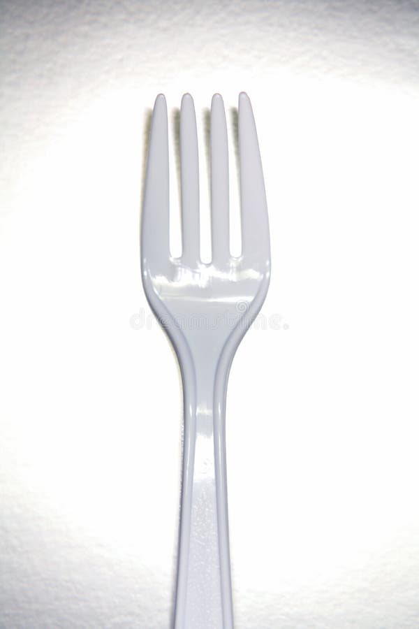 Plastic Fork Design On White Stock Image - Image of close, still: 553381