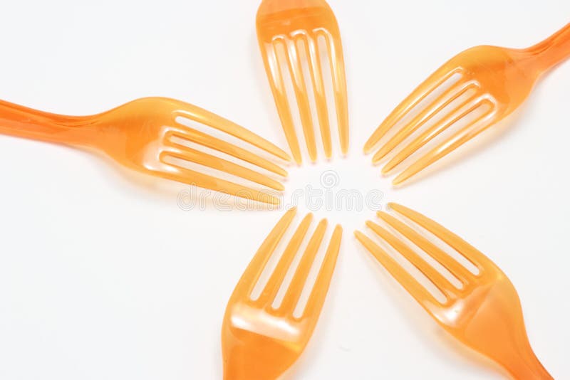 Plastic forks stock image. Image of cutlery, tableware - 27935255