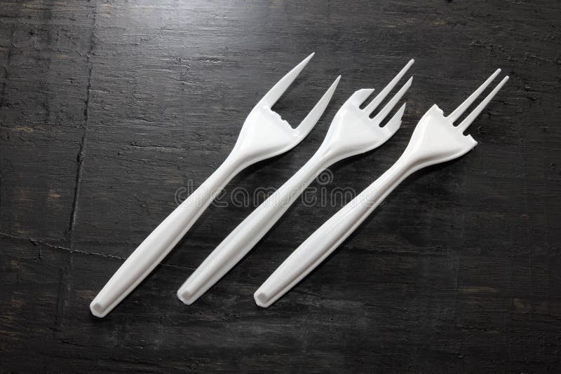 Plastic forks stock image. Image of cutlery, tableware - 27935255