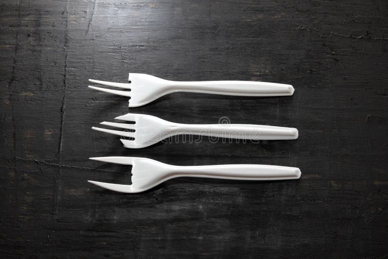 Plastic forks stock image. Image of cutlery, tableware - 27935255