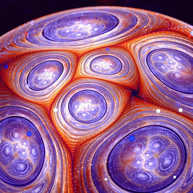 Plastic Fractal Orb stock illustration. Illustration of basic - 83348251