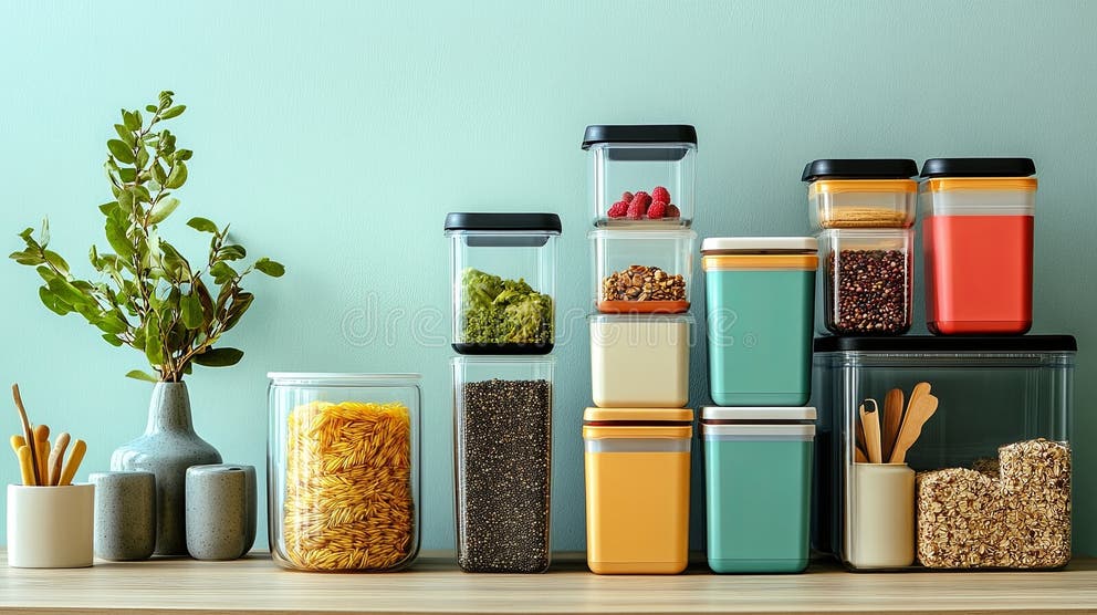 A Plastic-free Store with Products in Reusable Containers Pic Stock ...