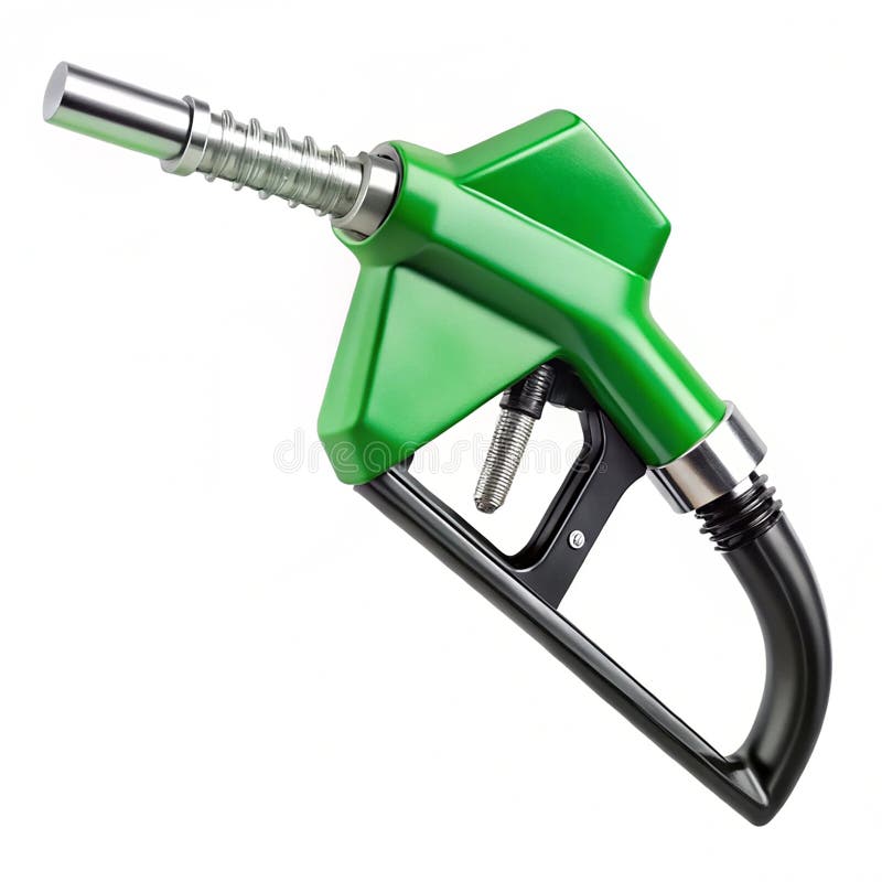 Plastic Fuel Nozzle with an Automatic Shut-off Valve Stock Illustration ...