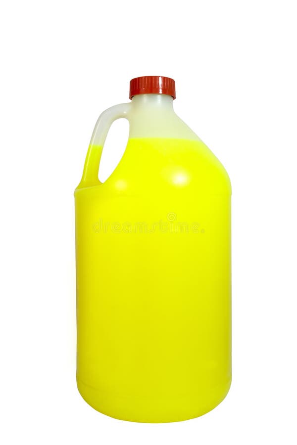 Gallon of Yellow Liquid stock photo. Image of object - 135937798