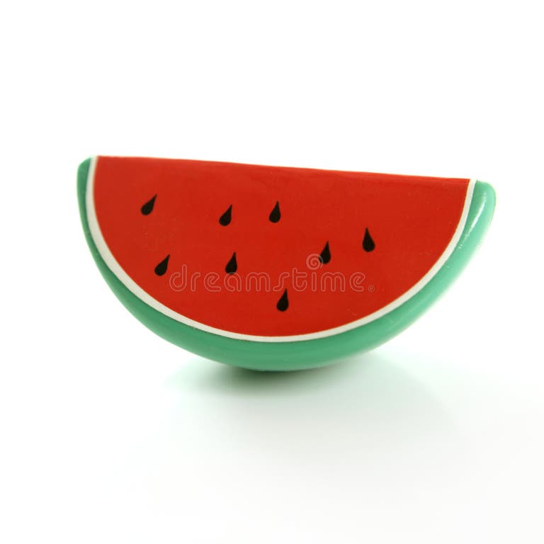 Plastic Game, Fake Watermelon Stock Image - Image of metaphor ...