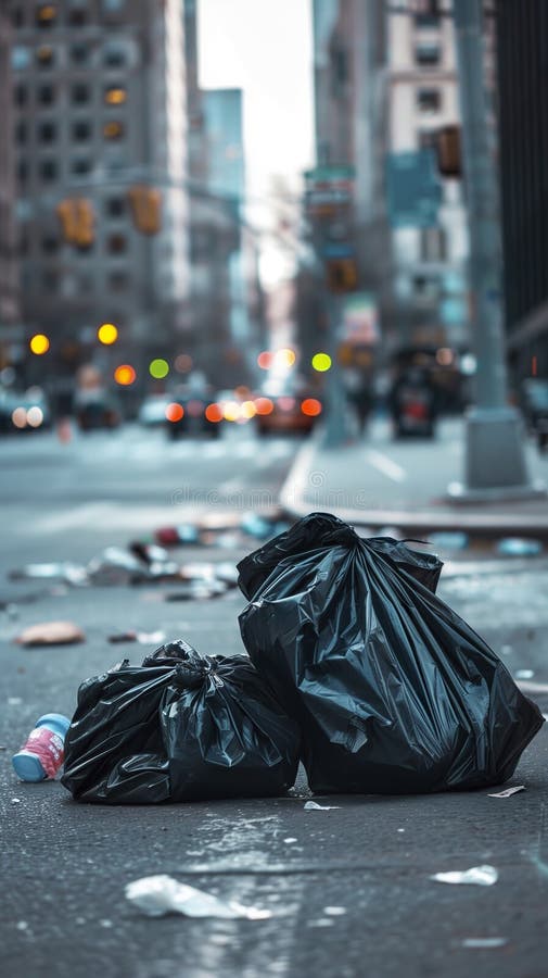 Scene of Plastic Bottle Garbage Overflowing, with Trash Spilling Onto ...