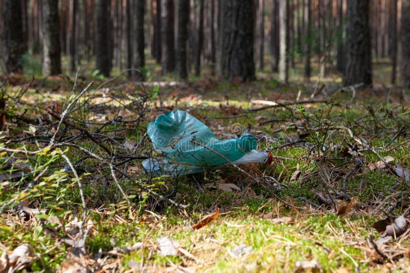 Long Decaying Waste in Nature. Abandoned Plastic Tanks Have Long Been ...