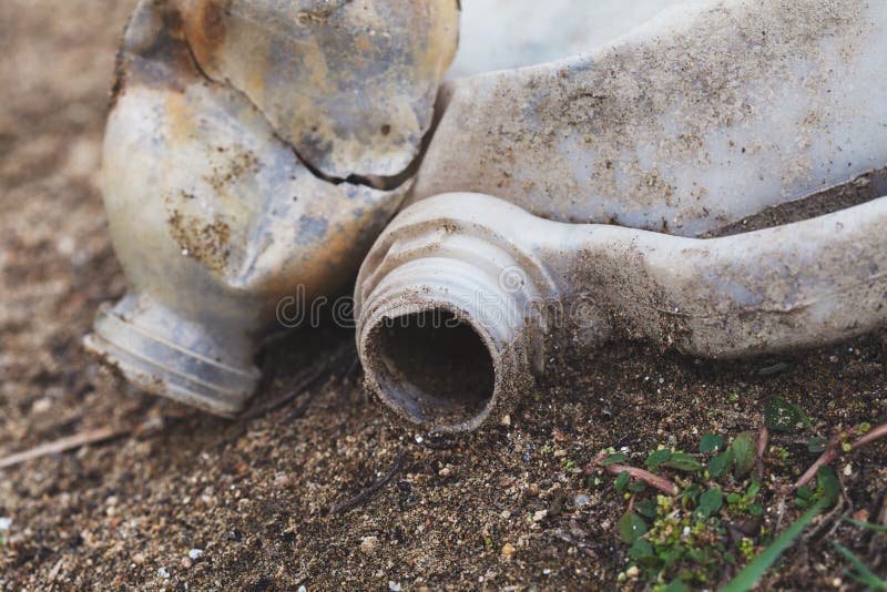 Garbage on the ground stock image. Image of environmental - 158026129