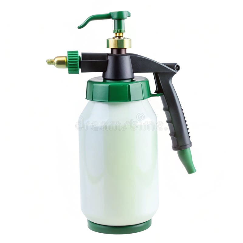 Plastic Garden Sprayer with Pressure Control Stock Illustration ...
