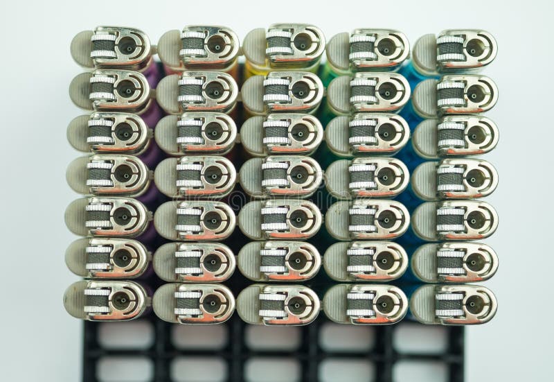 Plastic Gas Lighter, Portable Device Used To Create a Flame Stock Photo ...