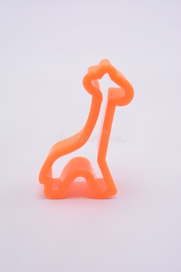 Plastic Giraffe Clay Molding Shape Tool Toy Played by Kids Stock Photo ...