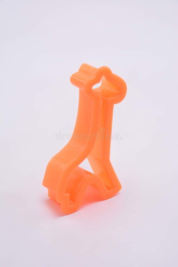 Plastic Giraffe Clay Molding Shape Tool Toy Played by Kids Stock Photo ...