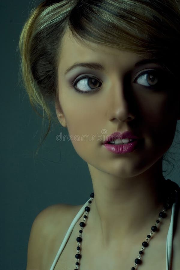 Plastic Girl stock image. Image of green, complexion, pose - 2094031