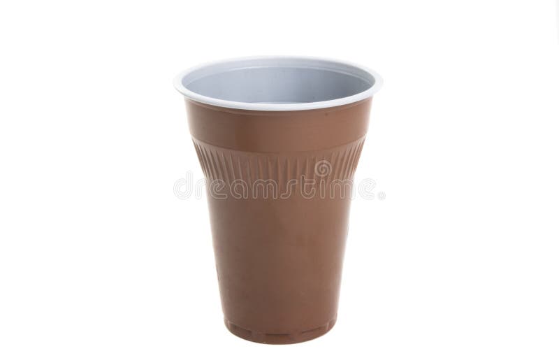 Plastic glass for coffee stock image. Image of water - 150818875