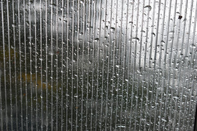 Plastic Glass Texture with Raindrops Stock Image - Image of glass ...