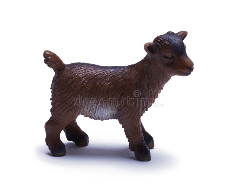 Plastic Goat stock photo. Image of plastic, brown, figurine - 320665390