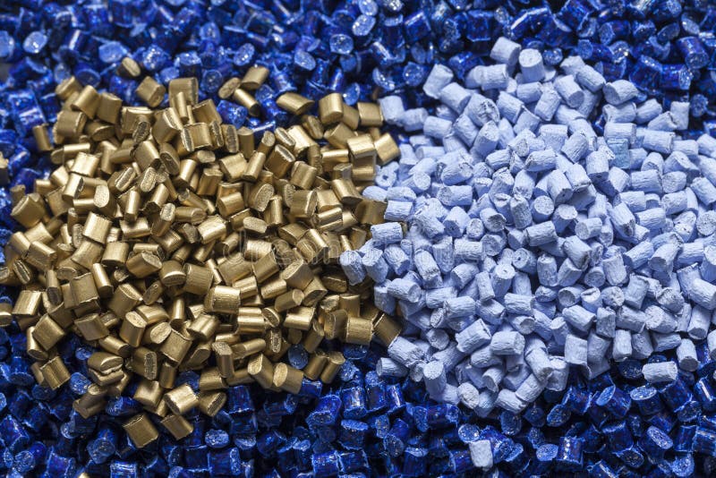Plastic granules close up stock image. Image of regranulate - 73456477