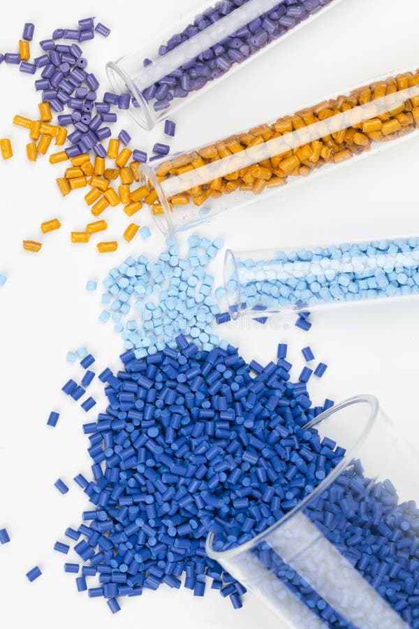 Plastic Granules Granulates Pellets Stock Image - Image of plastic ...
