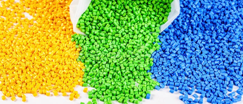 Plastic Granules. Polymeric Dye. Colorant for Plastics. Pigment in the ...