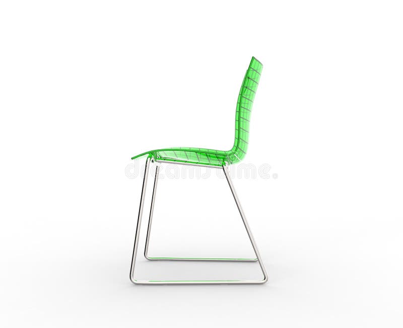 Green Plastic Chair Side View Stock Illustrations – 13 Green Plastic ...
