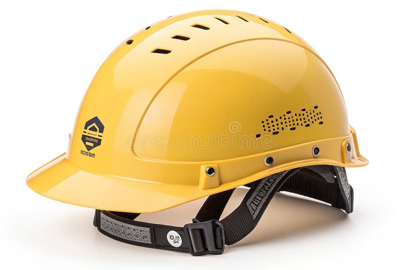 Plastic Hard Hat with Impact Resistance for Workers Stock Illustration ...