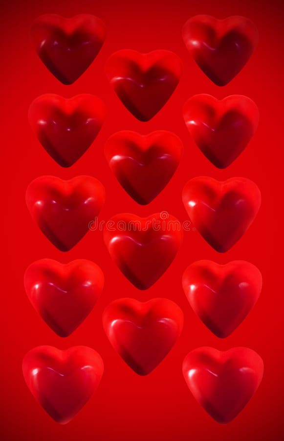 Rubber hearts stock photo. Image of plastic, hollow, smooth - 26275020