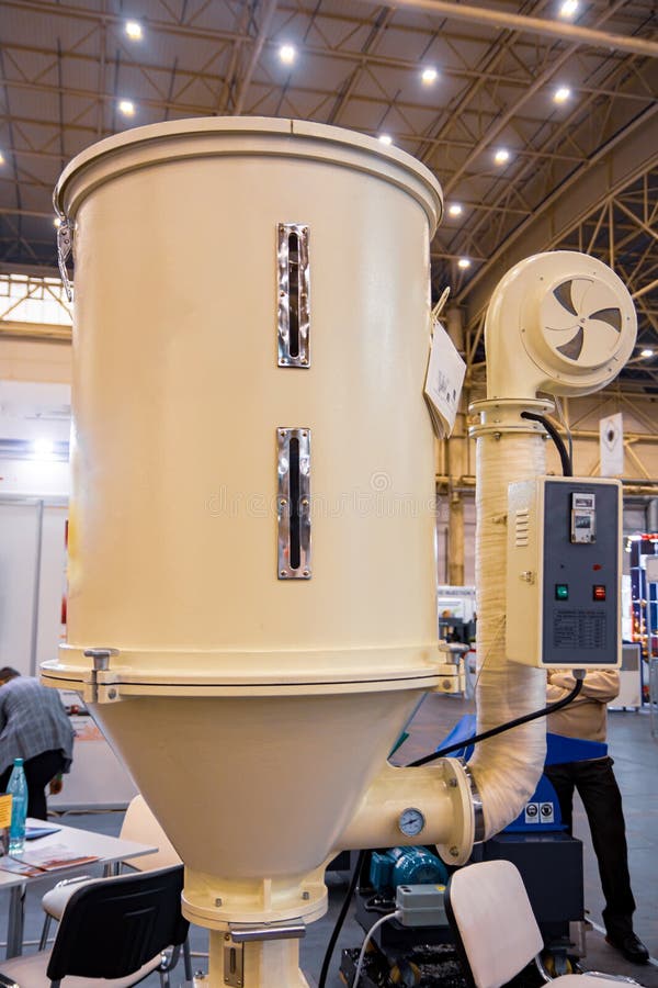 Plastic Hopper Dryer for Industrial Plastic Injection Machine Stock ...