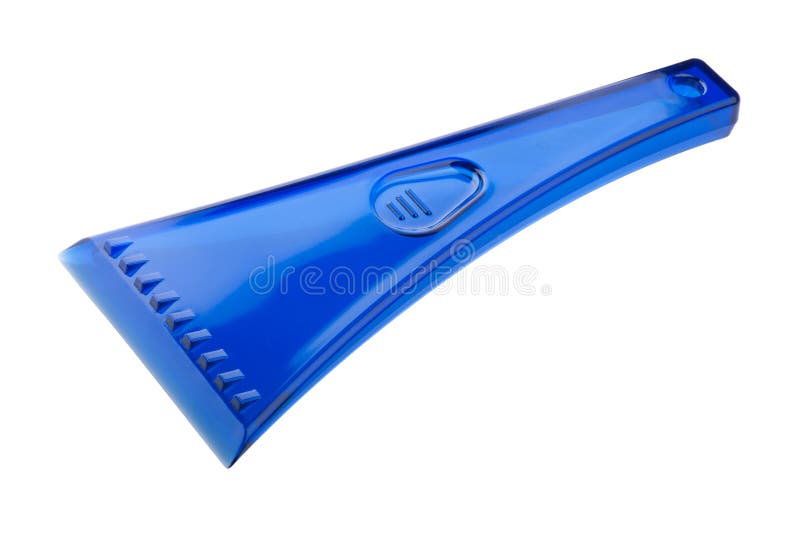 Plastic ice scraper macro stock image. Image of windshield - 19693149
