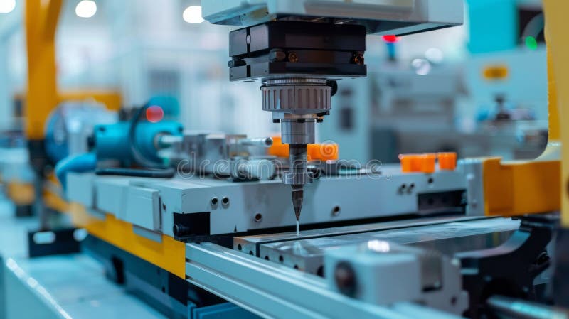 Plastic Injection Molding Factory Stock Illustration - Illustration of ...