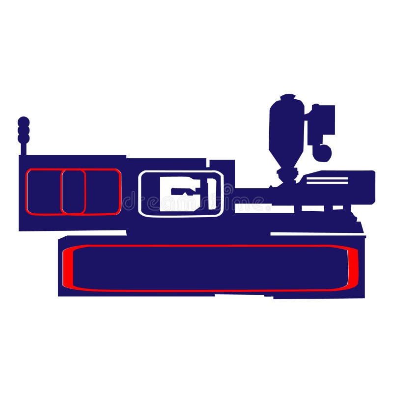 Injection Molding Machine Stock Illustrations – 128 Injection Molding ...