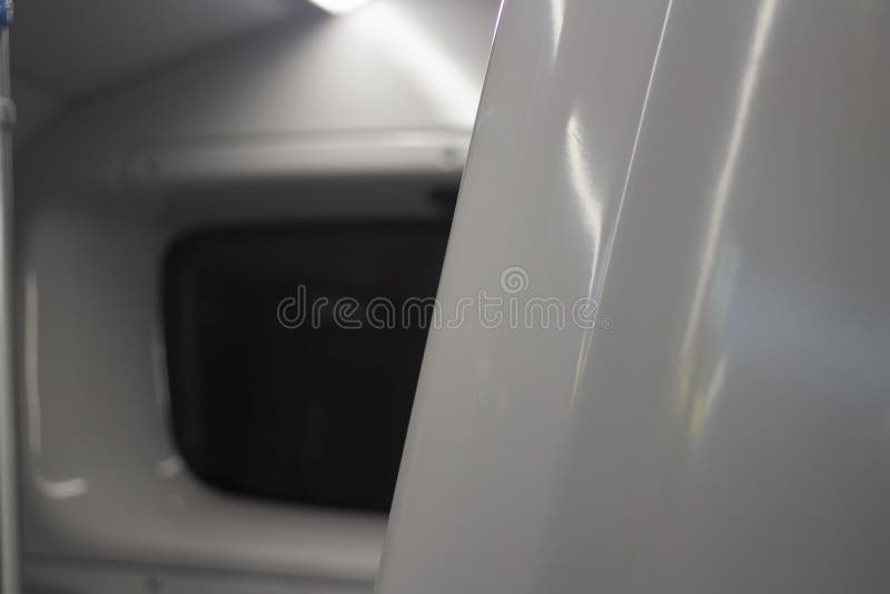 Plastic Inside the Bus. Panels in the Bus Stock Image - Image of auto ...