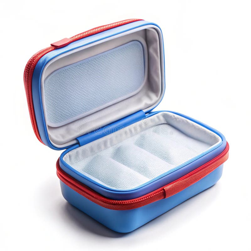 Plastic Insulin Travel Case with Thermal Insulation Stock Illustration ...