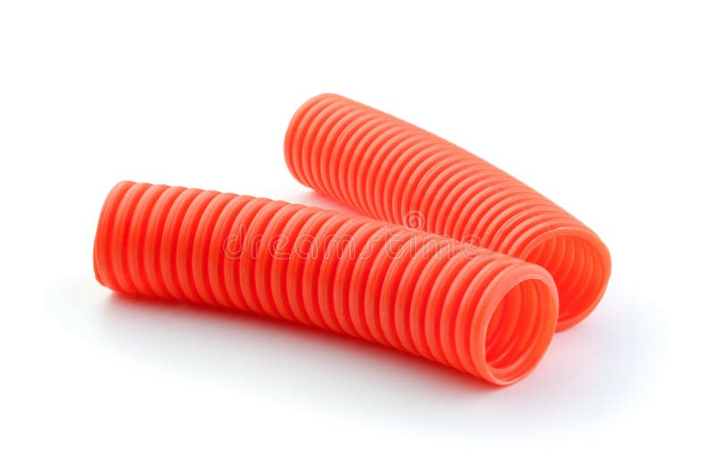 Plastic Isolation Cable Tube Isolated Stock Photo - Image of current ...