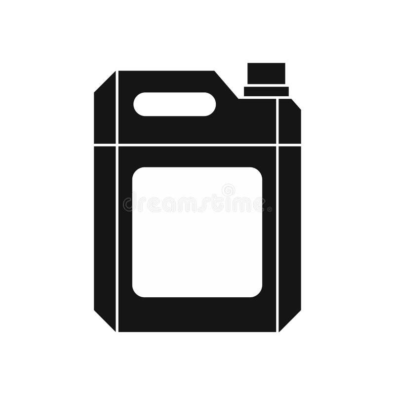 Plastic Jerry Can Icon, Simple Style Stock Vector - Illustration of ...