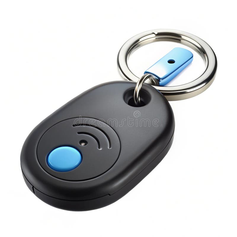 Plastic Key Finder with Built in Bluetooth Tracking System Stock ...