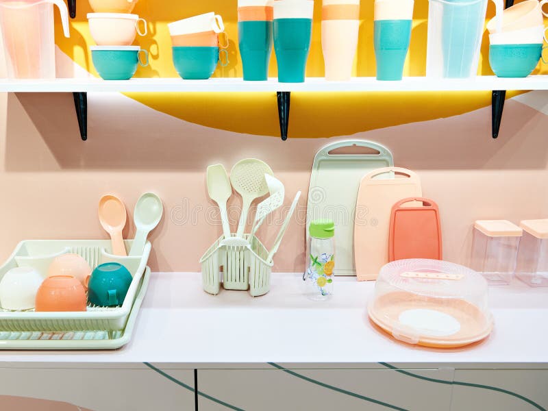 Plastic kitchen equipment stock photo. Image of kitchen - 230664978