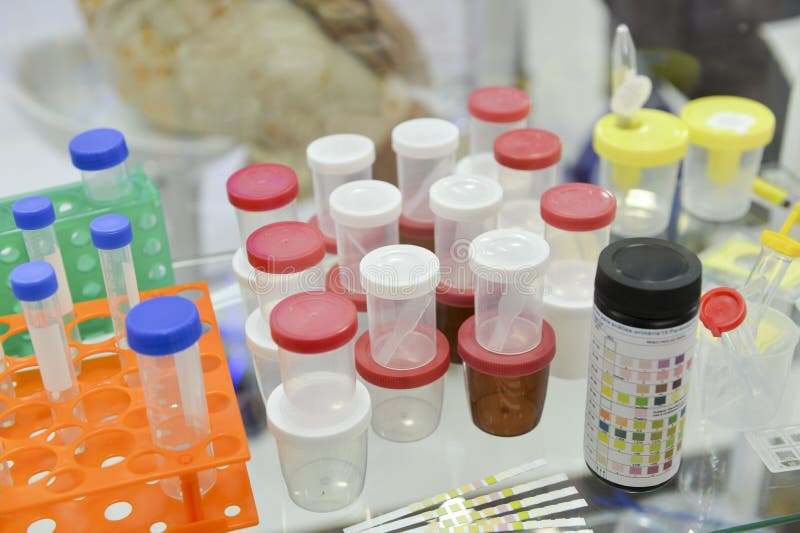 Tubes on a bench stock image. Image of background, chemistry - 101270715