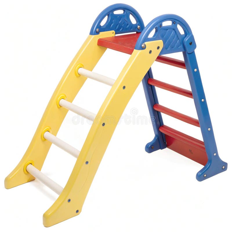 Plastic Ladder Play Structure on Transparent Background Stock ...