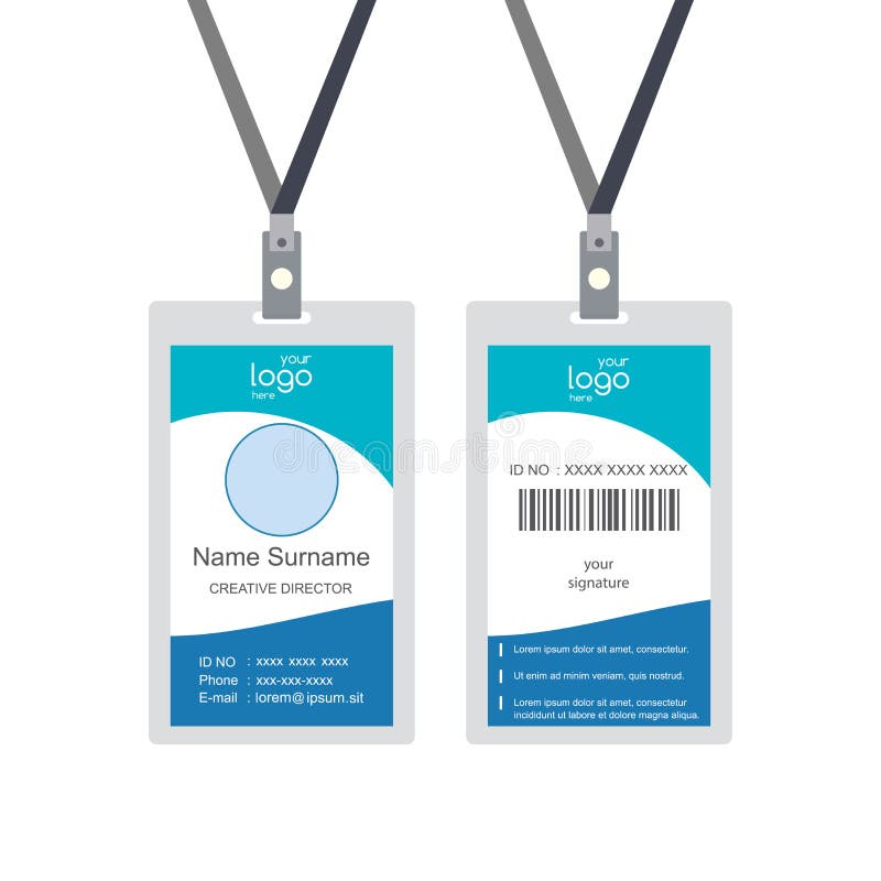 Id Card Back Stock Illustrations – 1,253 Id Card Back Stock ...