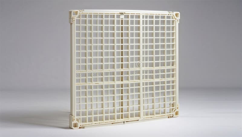 Plastic Lattice Grid Panel Square with No Clips, Matte Finish, Upright ...