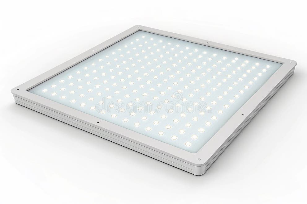 Plastic LED Light Diffuser Panel Stock Illustration - Illustration of ...
