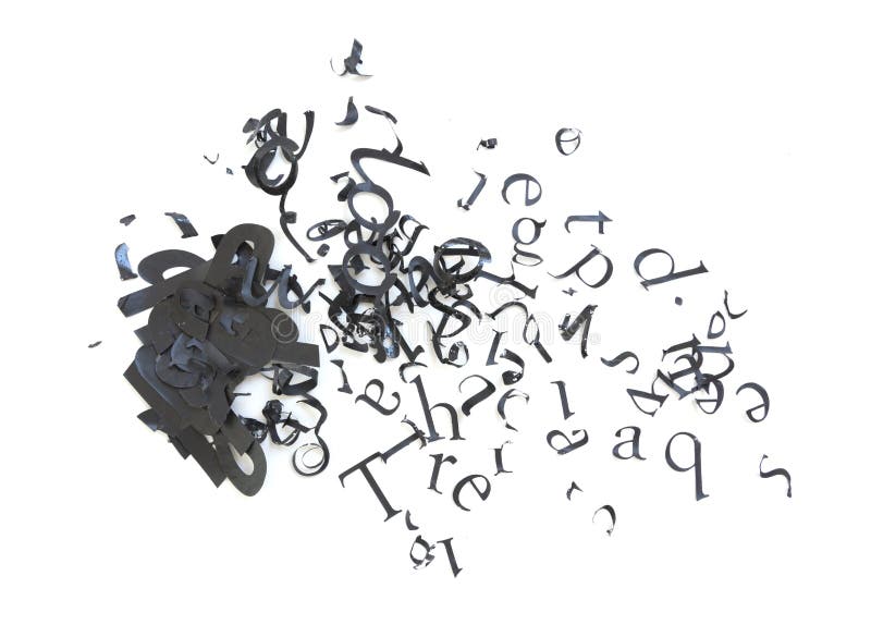 Letters Set Broken Alphabet Stock Photos - Free & Royalty-Free Stock ...