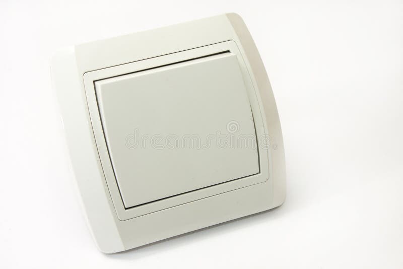 Plastic light switch stock photo. Image of beginnings - 49421350