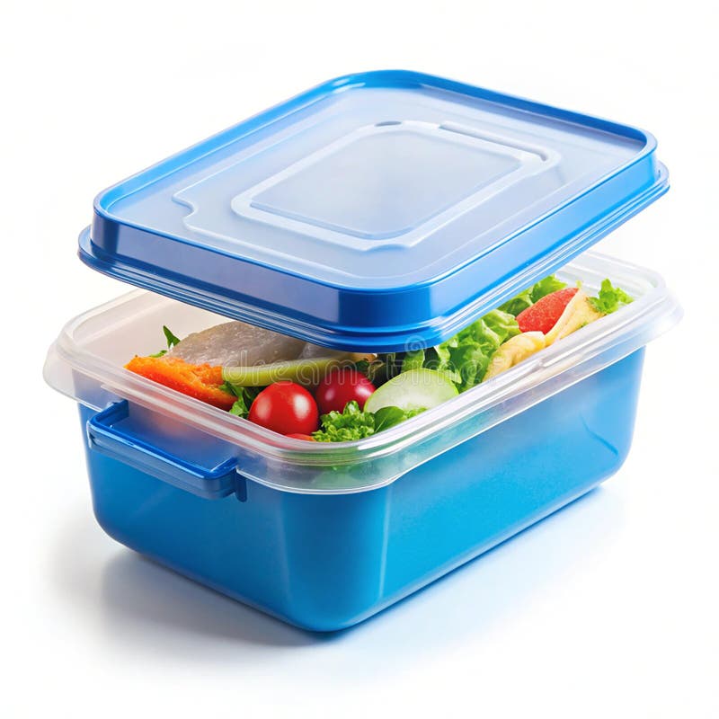 Plastic Lunch Container Made from Post-consumer Plastic Stock ...